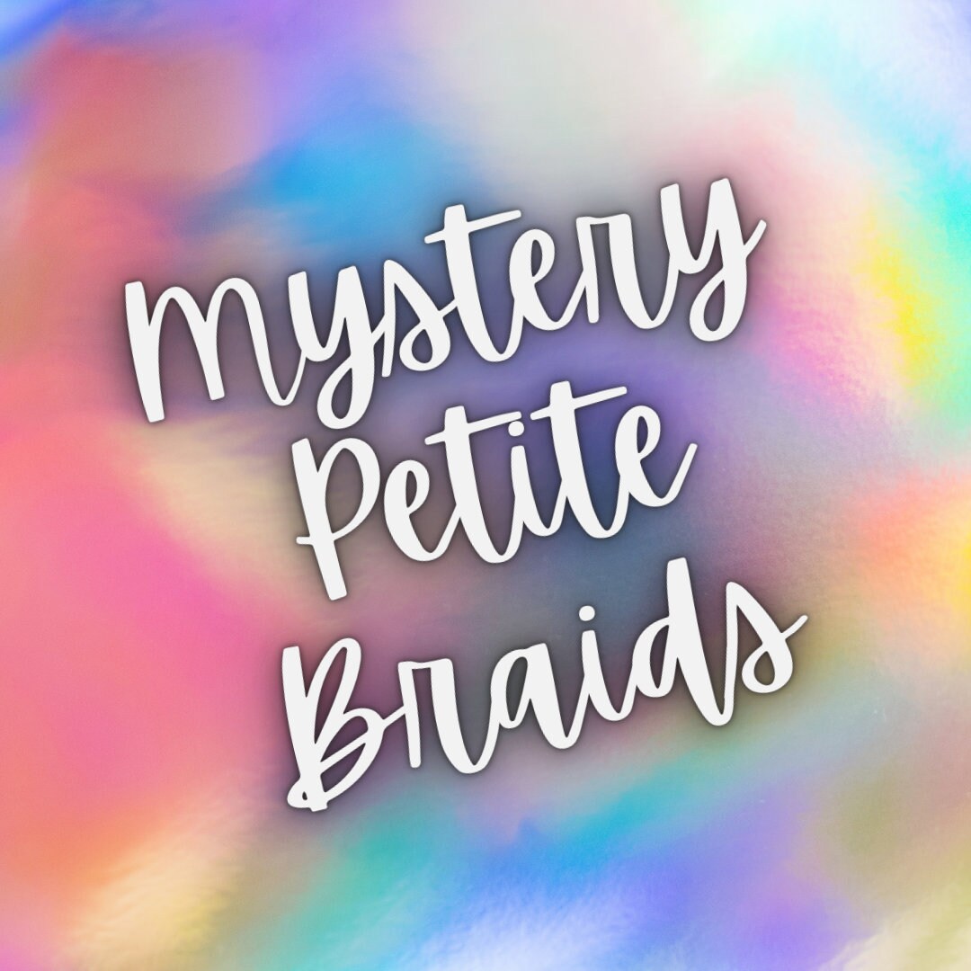 Spring Cleaning Mystery Braids! Four Handdyed Petite Fiber Braids- 200g ...