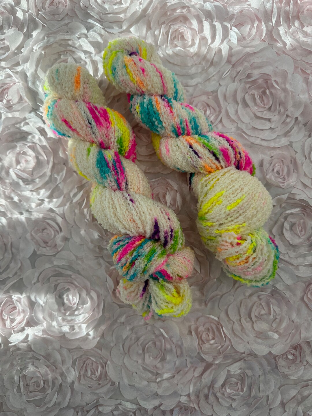 Color Shot Rainbow- - Hand Dyed Yarn - - Dyed to Order -CHOOSE Your ...