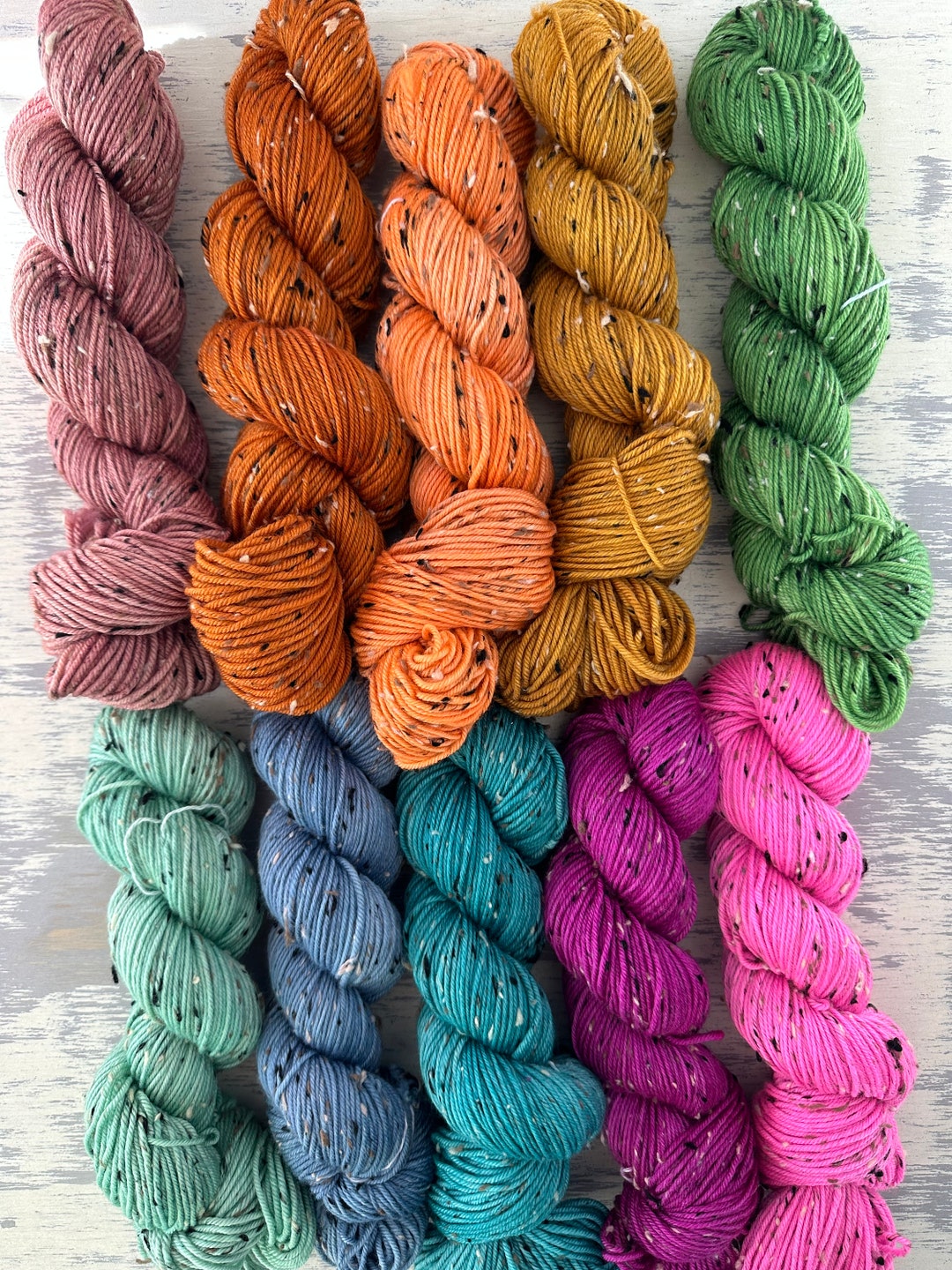 Classic Tweed- Dyed to Order- - Semi Solid Tones Hand Dyed Yarn ...