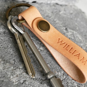 Personalized Leather Keychain, Key Chain, Leather Key Fob - Etsy