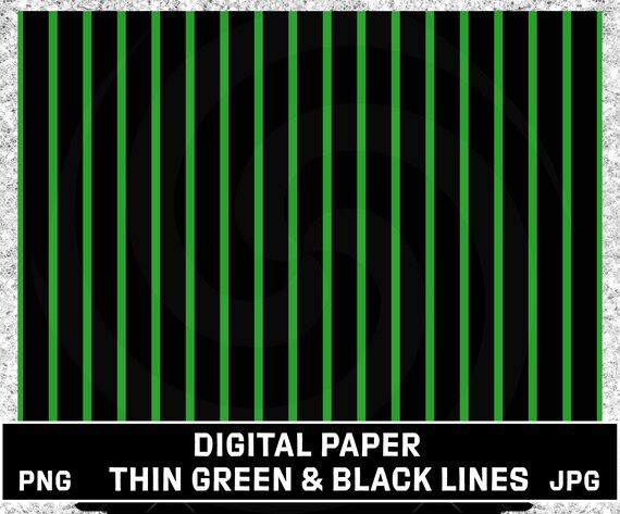 Green Stripe Digital Paper PNG Scrapbook E-paper POD Stripe | Etsy