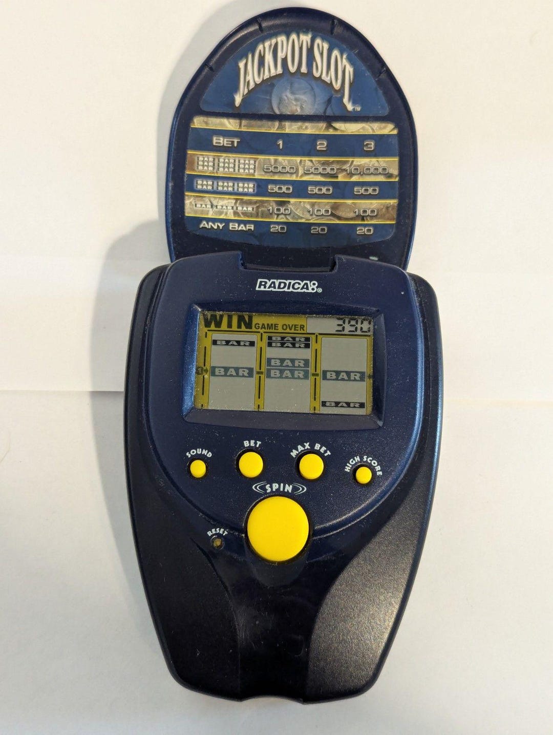 Vintage 1999 Radica Handheld Electronic Casino Game Jackpot Slot Works ...