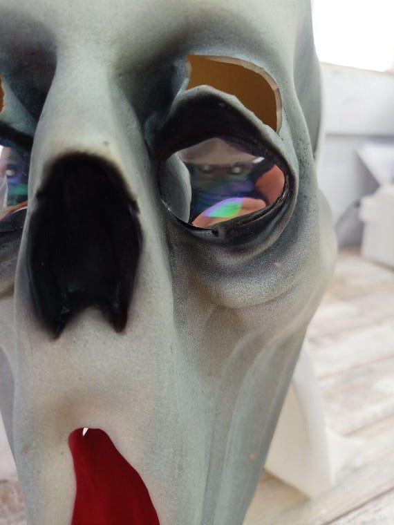 Vintage 1995 Scream Ghostface Ghoul Mask Paper Magic … - Gem