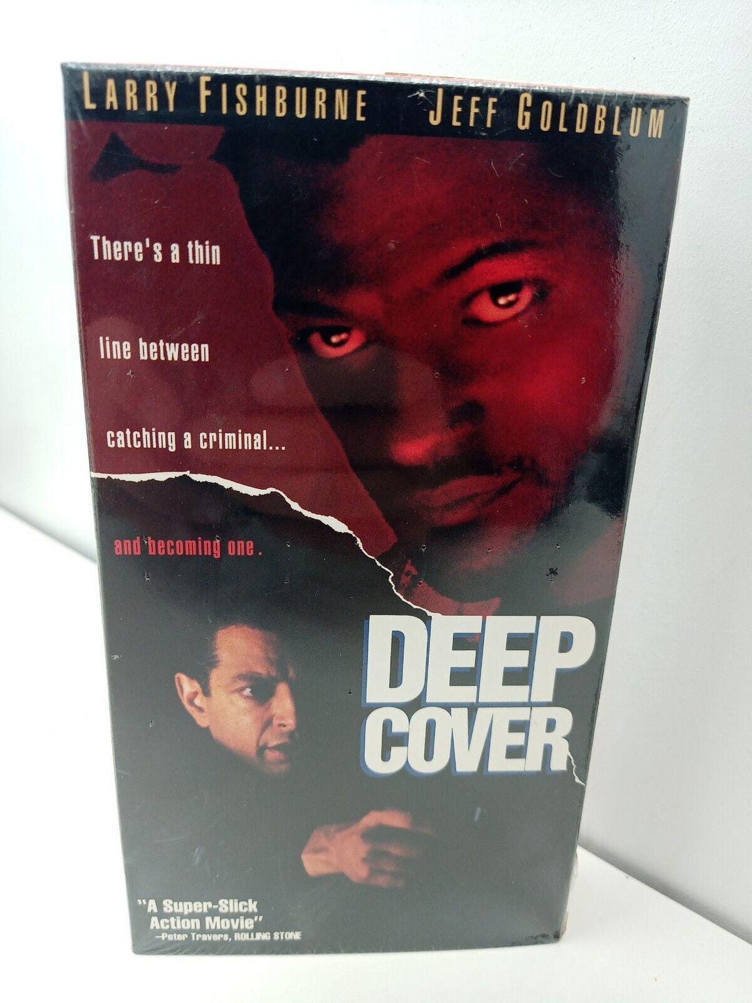 Deep Cover (VHS, 1992) Laurence Fishburne Jeff Goldblum Crime Thriller ...