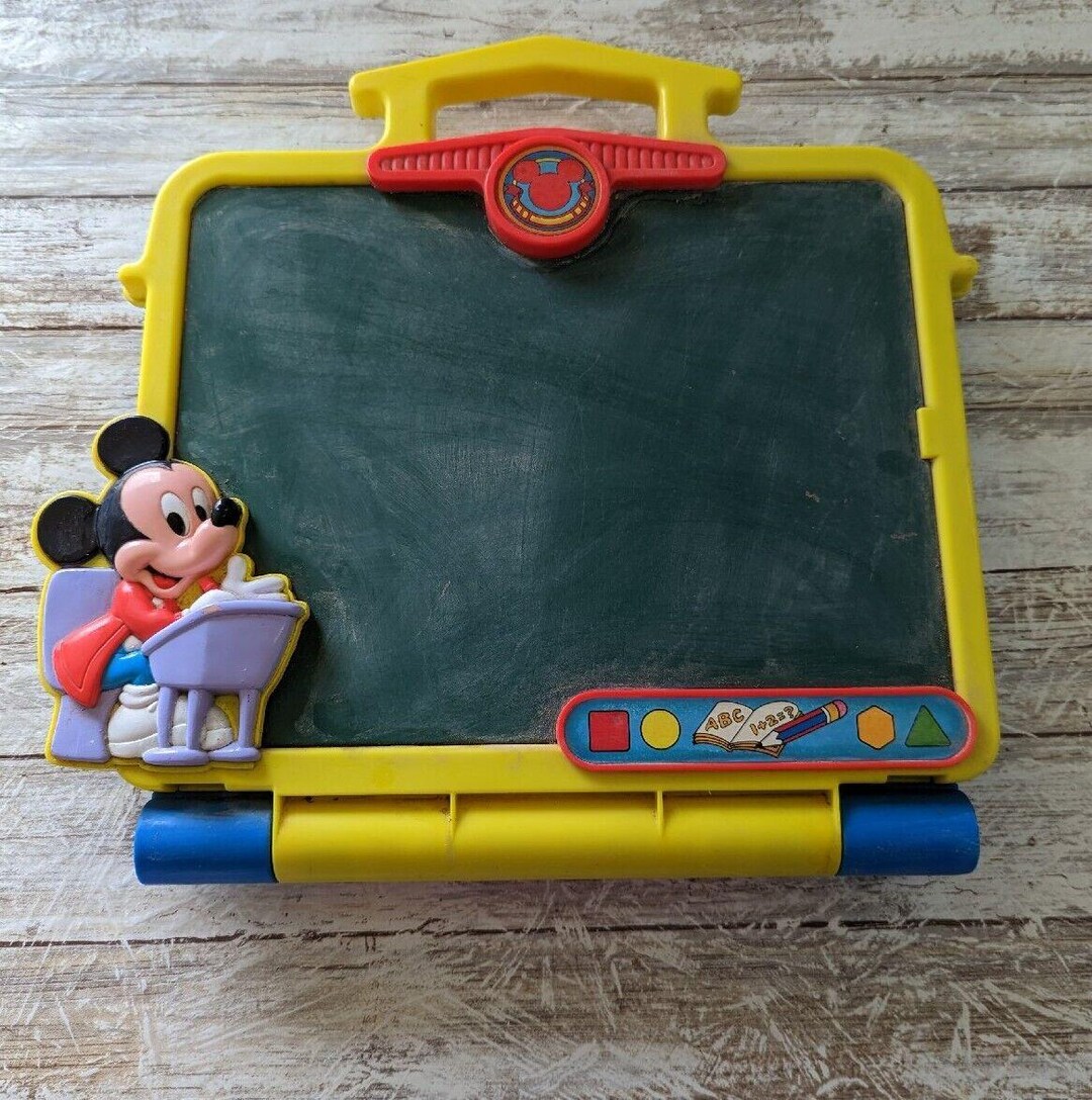 Mickey Mouse Magnetic Chalkboard Disney With Numbers and Letters Clock ...