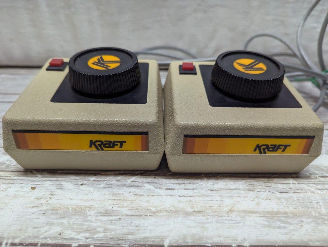 Vintage Kraft Pc Apple II Paddles - Systems Inc USA Computer Very Old ...