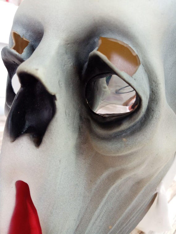 Vintage 1995 Scream Ghostface Ghoul Mask Paper Magic … - Gem