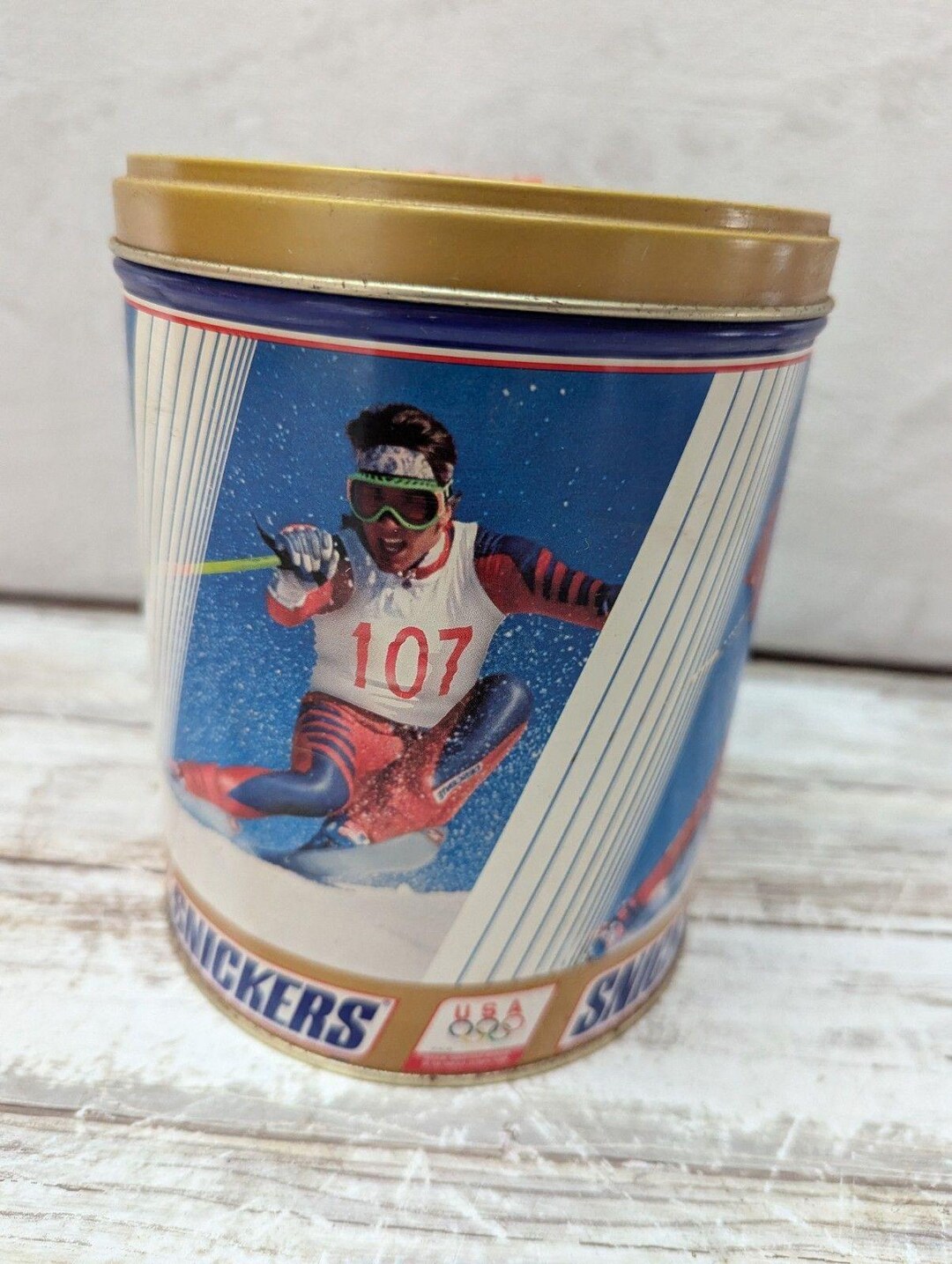 Vintage 1992 Olympics USA Olympic Team Snickers Metal Collectible ...