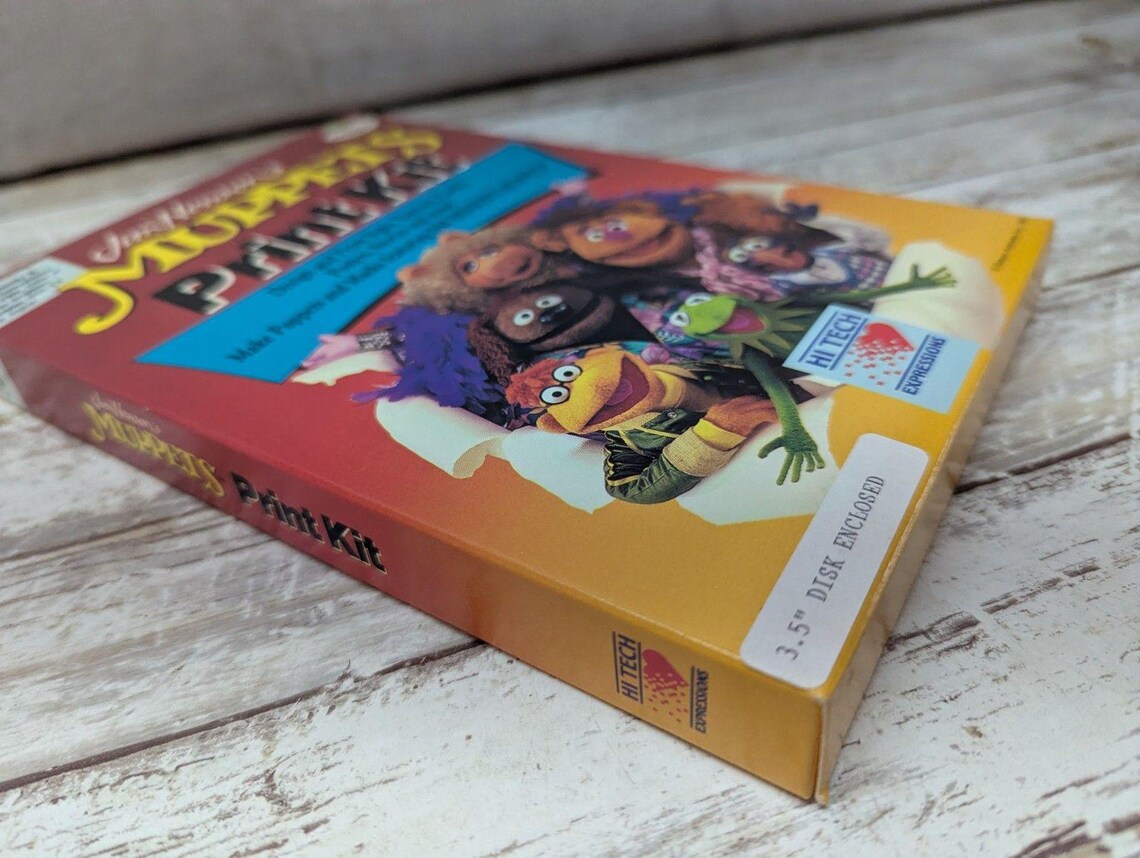 Jim Henson's Muppet Print Kit, Commodore 64 / 128, IBM, Tandy, Disk, Hi ...