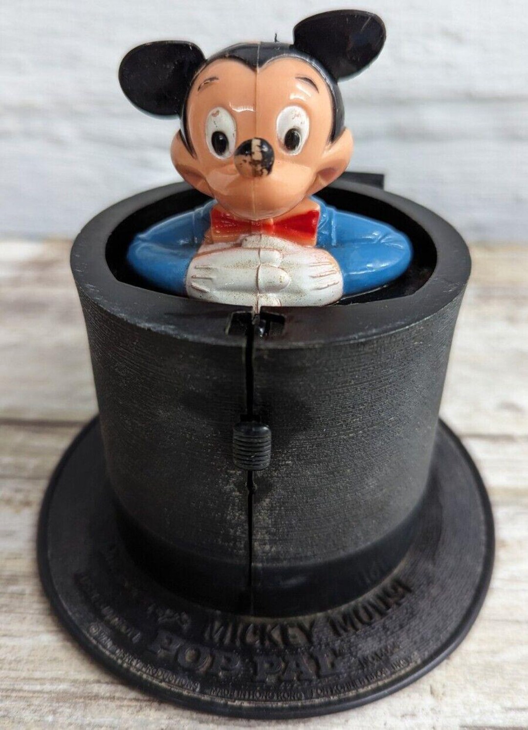 Vintage Walt Disney POP PAL Pop up Mickey Mouse Kohner Bros Jack in the ...