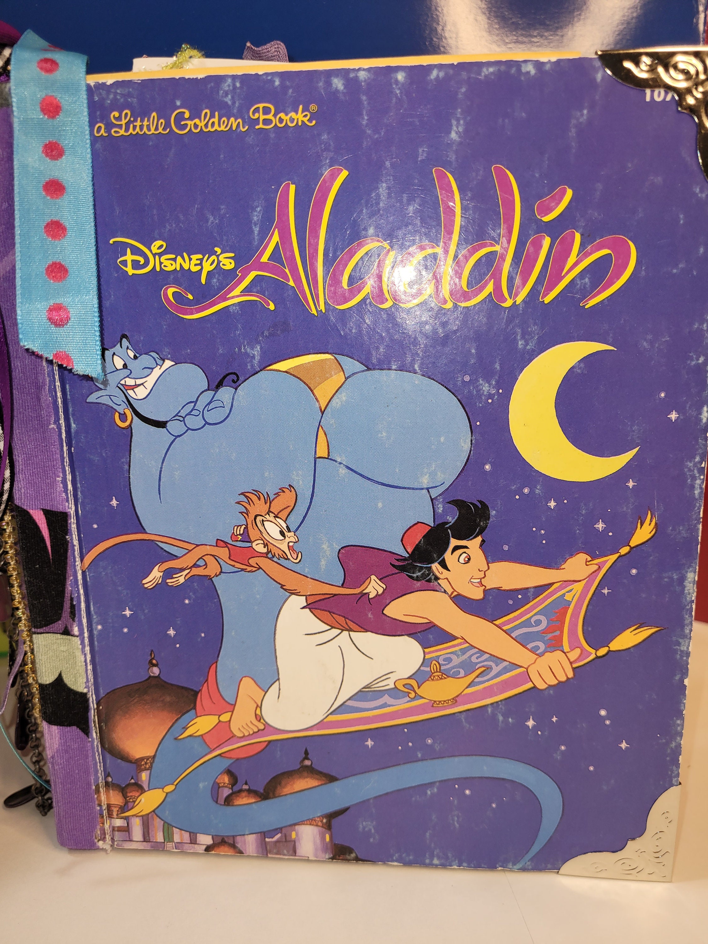 DELUXE Aladdin the Little Golden Book Junk Journal Bonus Envelopes and ...