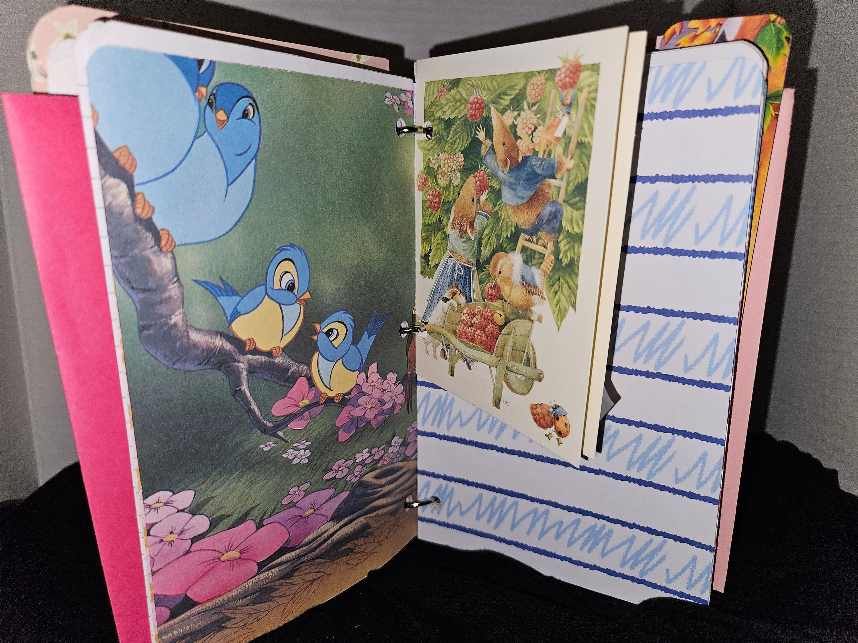 VHS Bambi 3 Ring Binder Journal for Birthday Gift, Junk Journaling ...