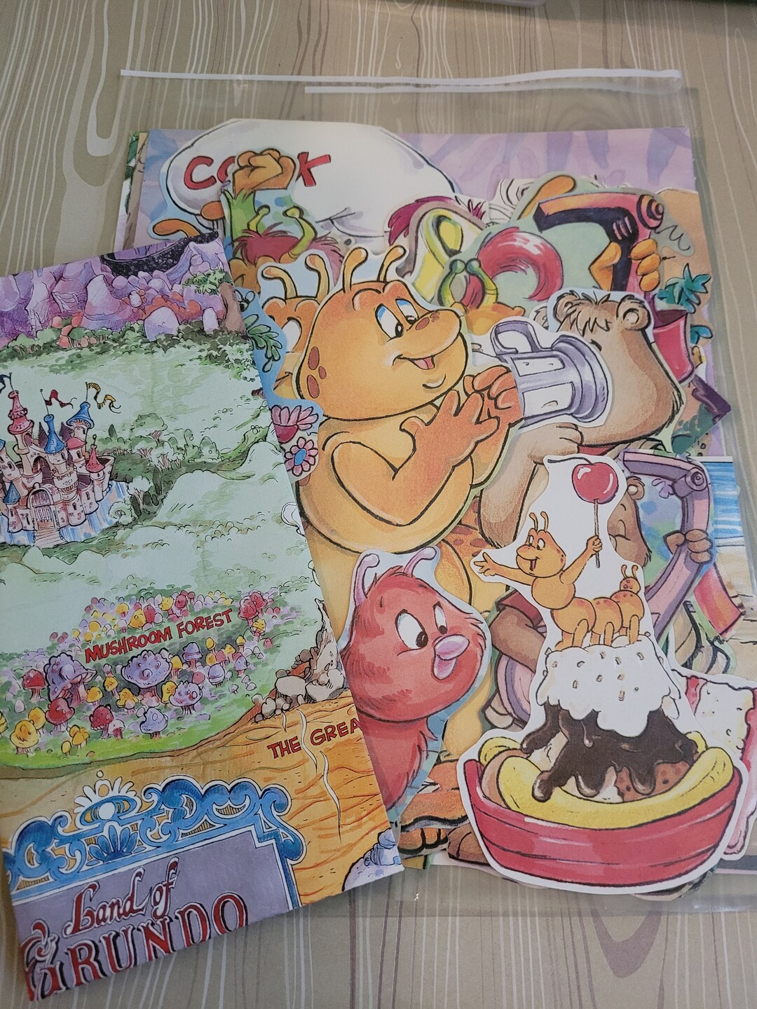 1980 & 90s Saturday Morning TV Cartoons Fussy Cut Ephemera Packages for ...