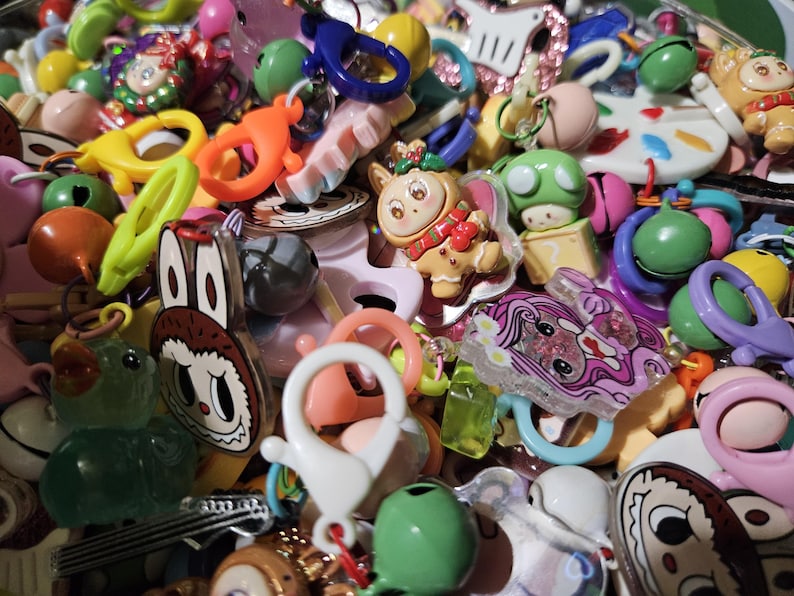 Bell Charm SCOOPS New Designs!! 3 Size Options!! Adorable Multi Colored ...