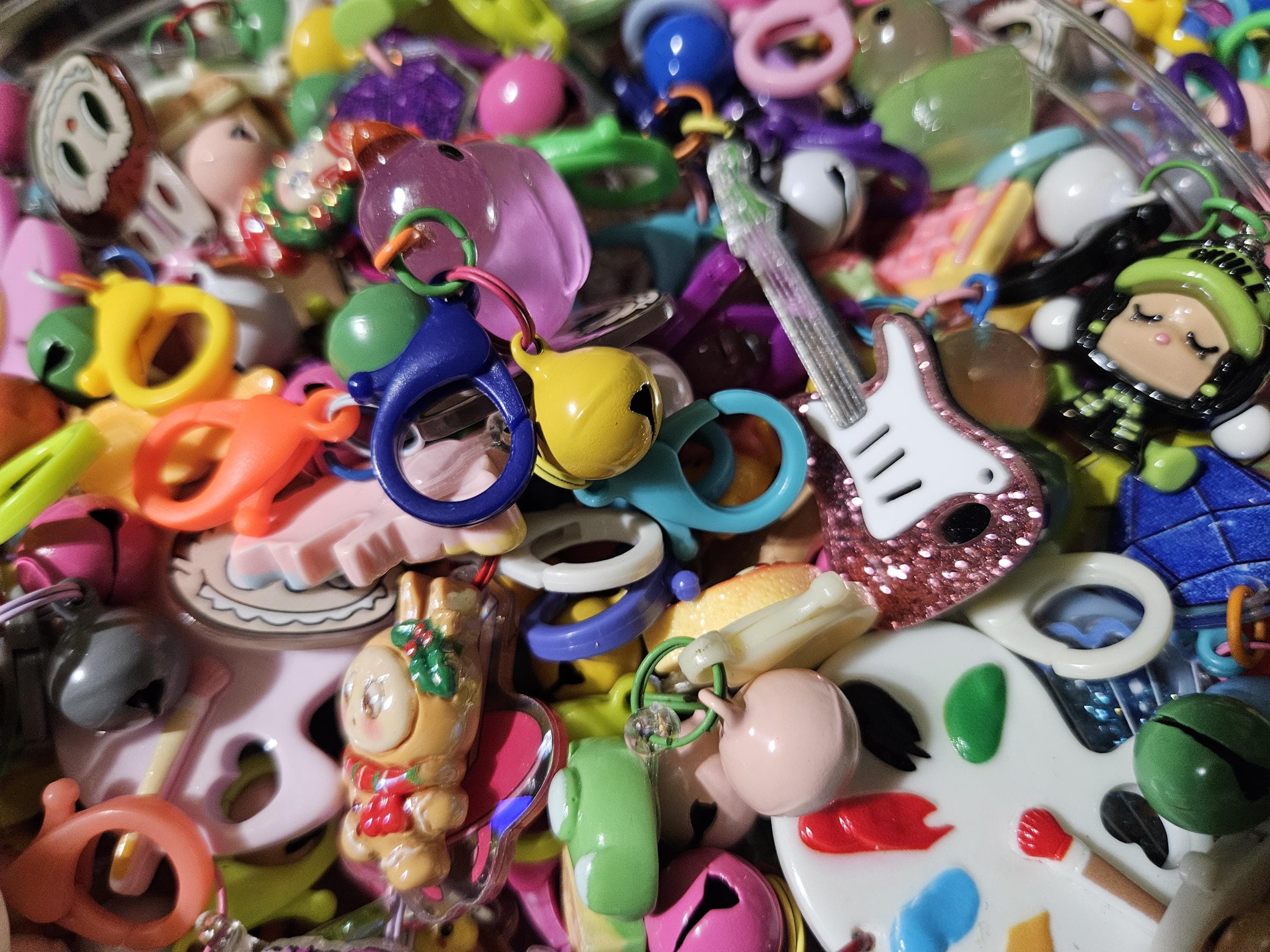 Bell Charm SCOOPS New Designs!! 3 Size Options!! Adorable Multi Colored ...