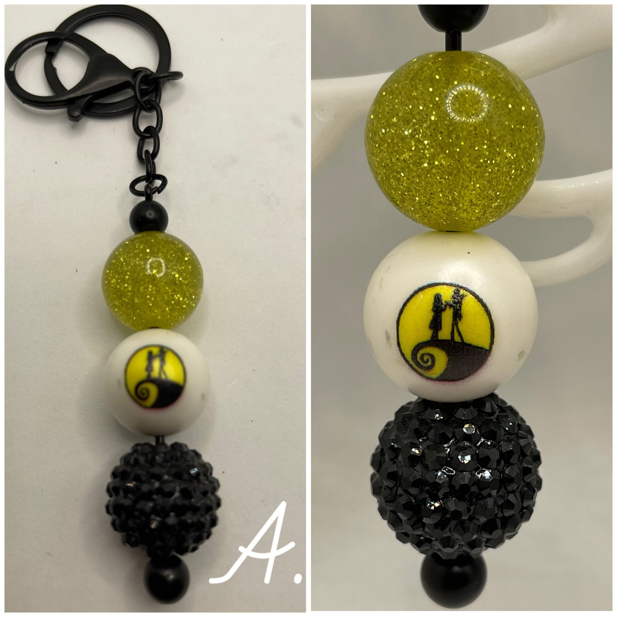 Disney Inspired Nightmare Keychains - Etsy