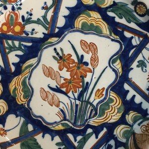 Antique 18th Century Dutch Delft ''lightning'' Plate - Etsy