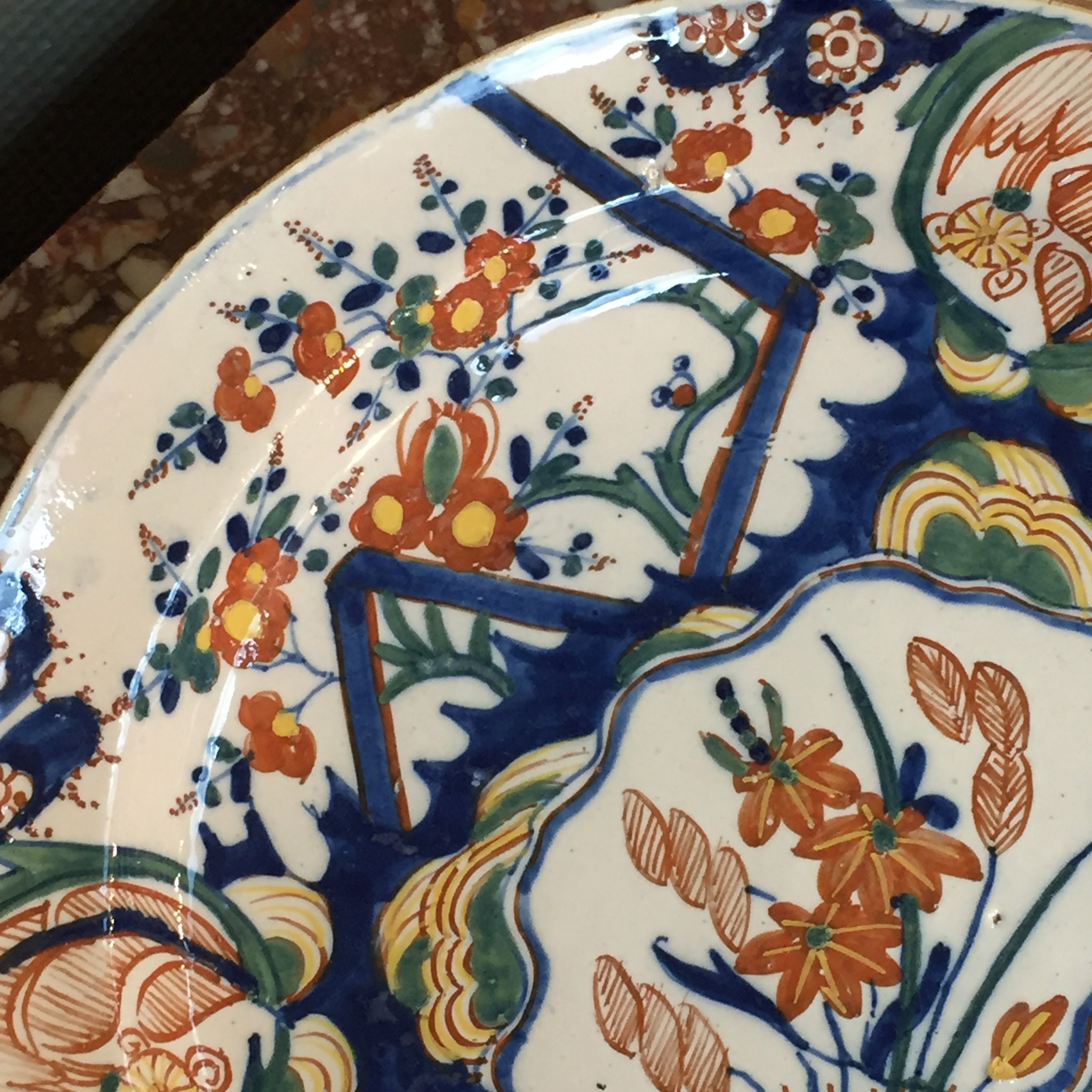 Antique 18th Century Dutch Delft ''lightning'' Plate - Etsy