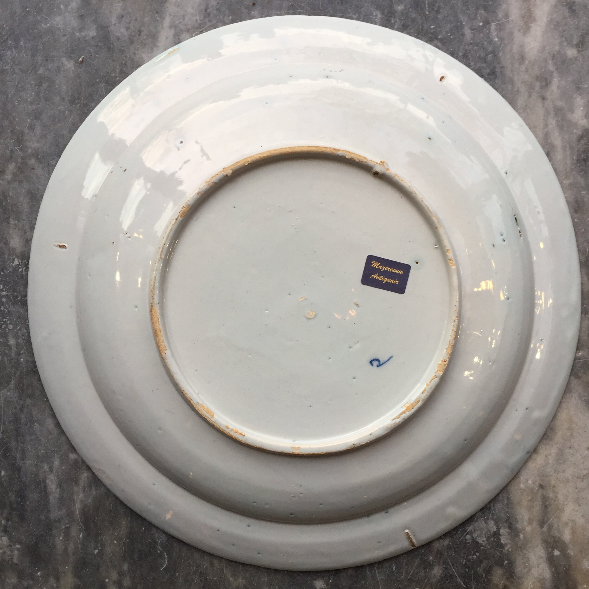 Large Antique 18th Century Dutch Delft Dish With the Lady Fortune. - Etsy