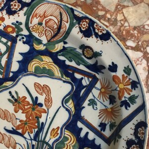 Antique 18th Century Dutch Delft ''lightning'' Plate - Etsy