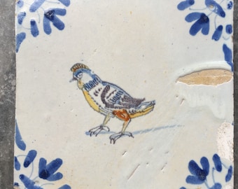 Antique Dutch Delft Tile With Biblical Scene - Etsy