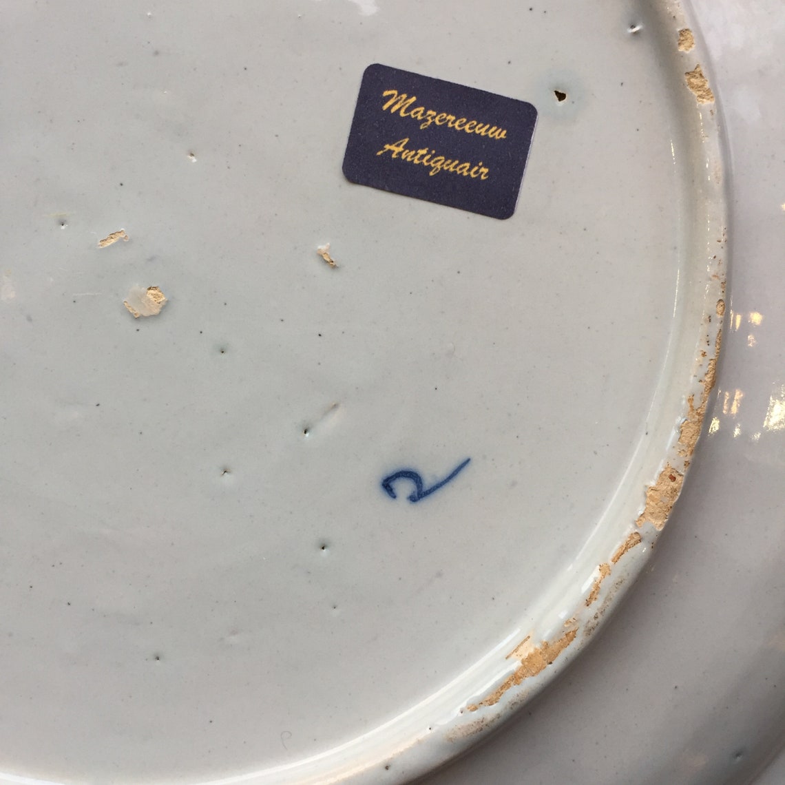 Large Antique 18th Century Dutch Delft Dish With the Lady Fortune. - Etsy