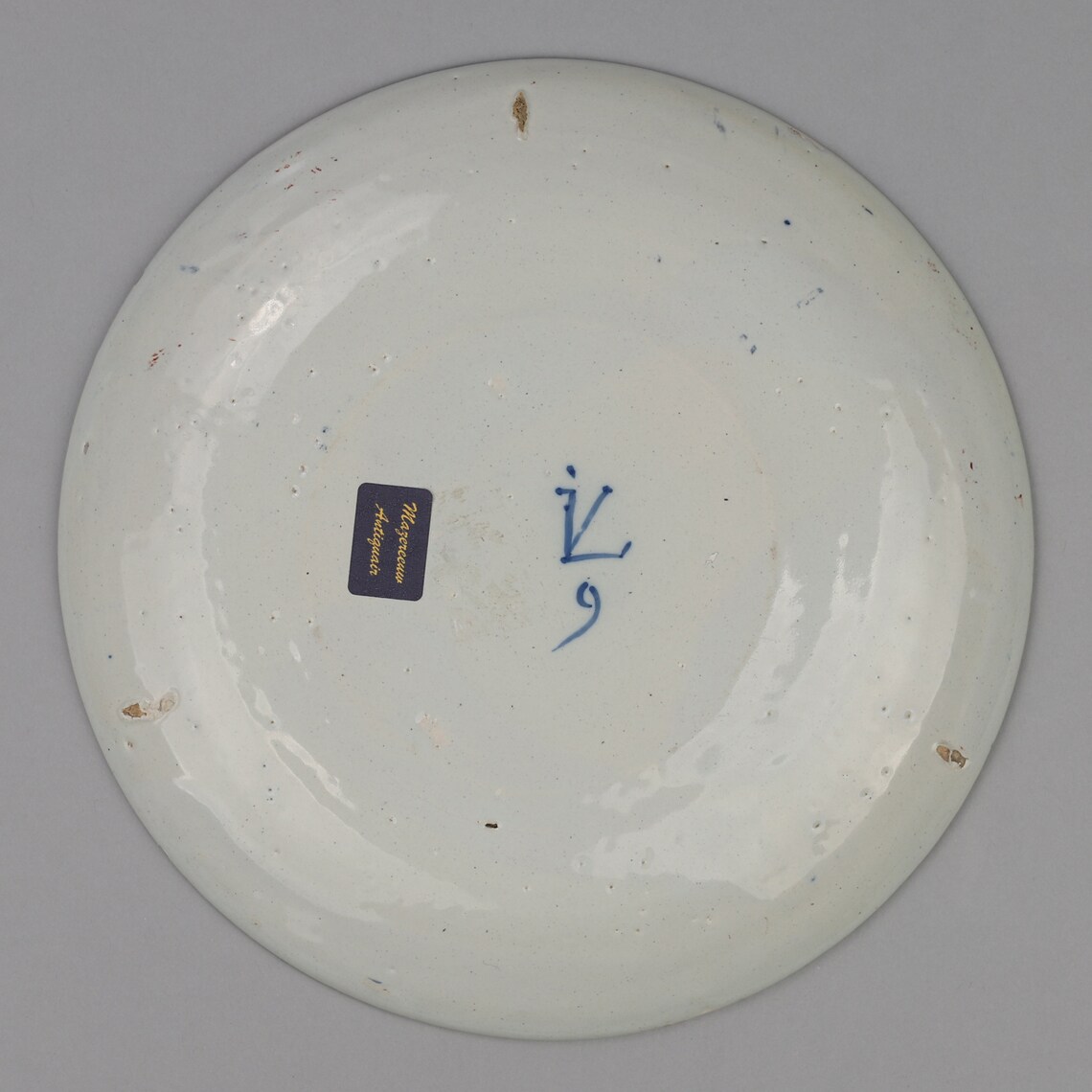 Antique 18th Century Dutch Delft Flower Plate - Etsy