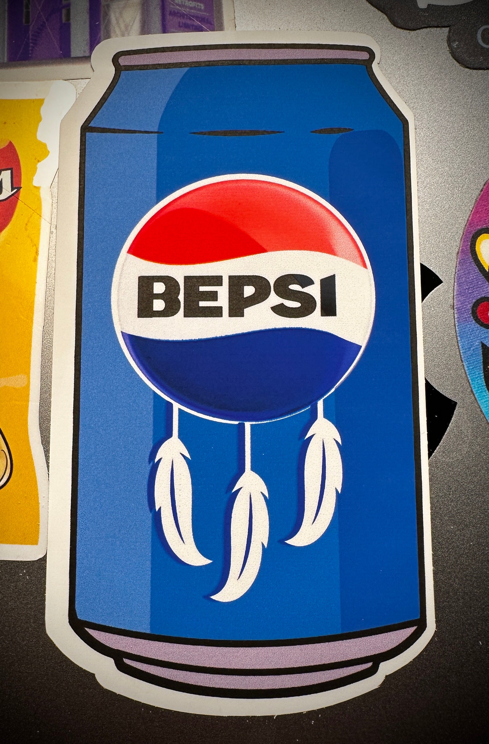 Bepsi Sticker - Indigenous Humour Pride Vinyl Sticker - Etsy