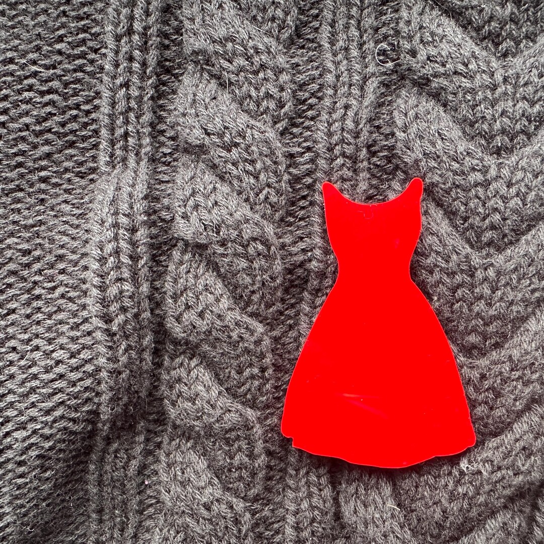 Acrylic Pin. Red Dress Day MMIWG Awareness Justice for Stolen Sisters ...