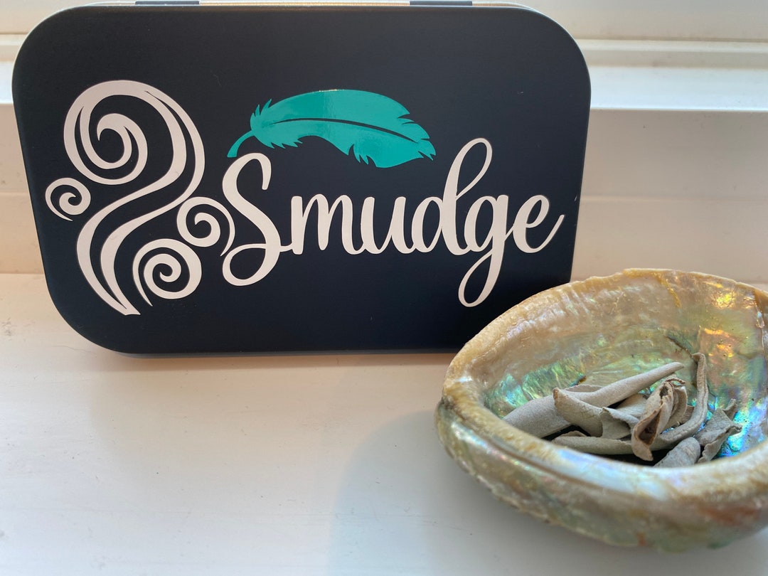 Mini Smudge Kit Tin With Sage, Abalone Shell, Matches, Travel Smudge - Etsy