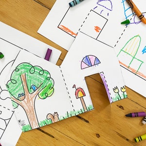 Riot Printable Coloring Activity Download - House of Card (little Paper ...