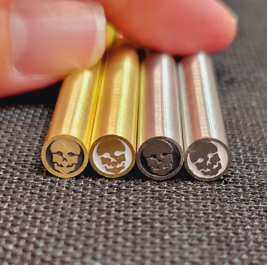 Premium Quality Knife Pins Shipped From the USA 1/4x3 Skull 1 - Etsy