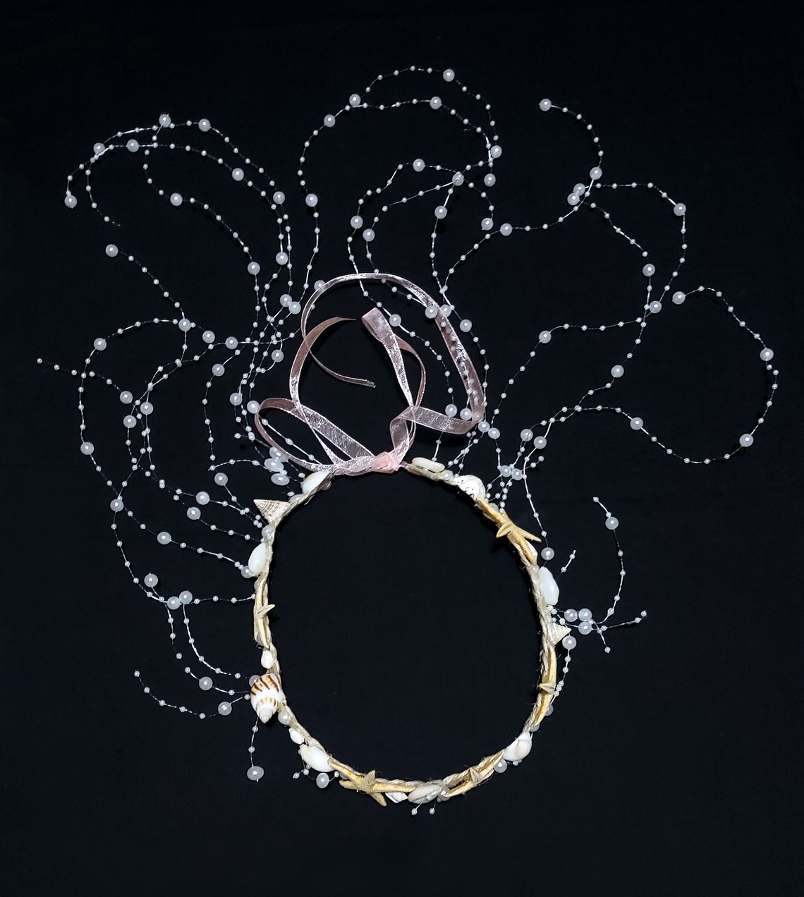 Seashell Tiara Mermaid Crown Beach Crown Beach Hairband - Etsy