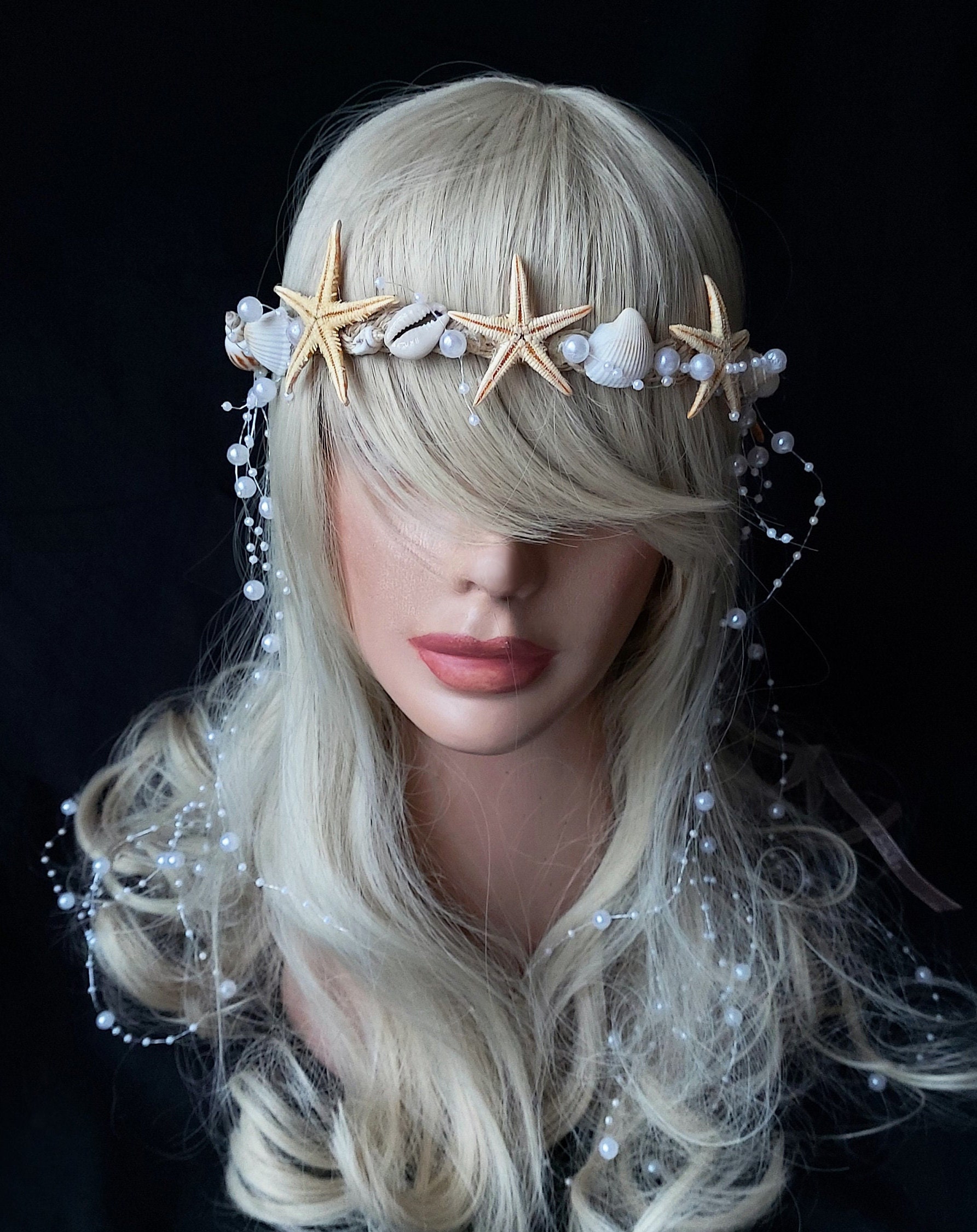 Seashell Tiara Mermaid Crown Beach Crown Beach Hairband - Etsy UK