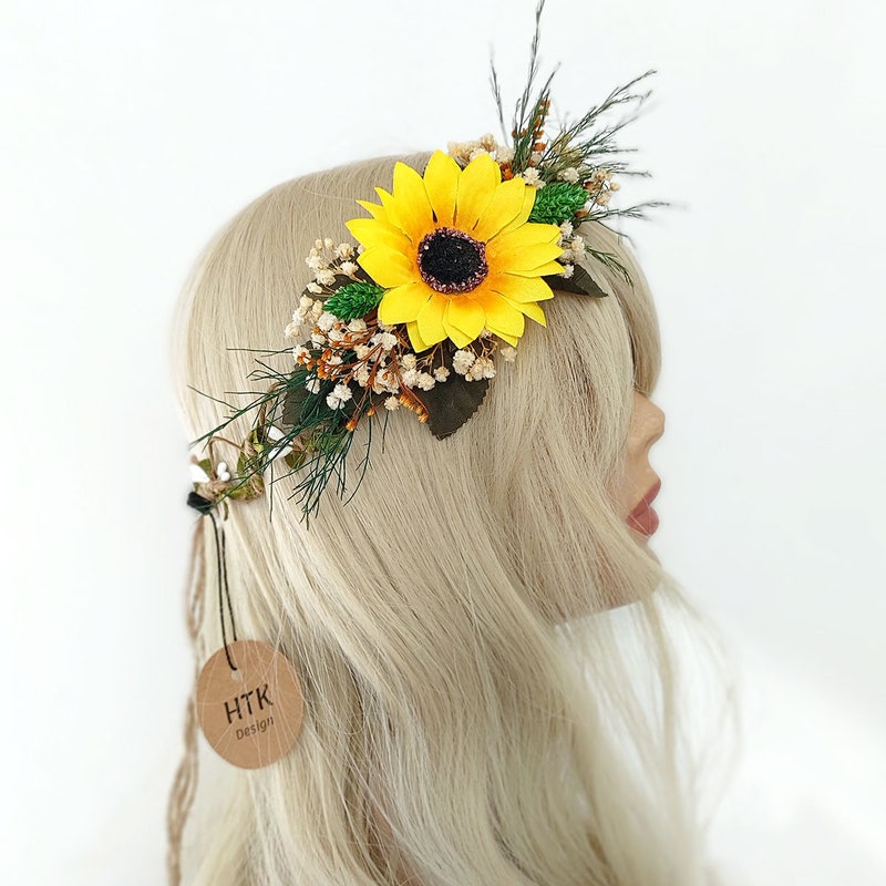 Sunflower Crown - Etsy
