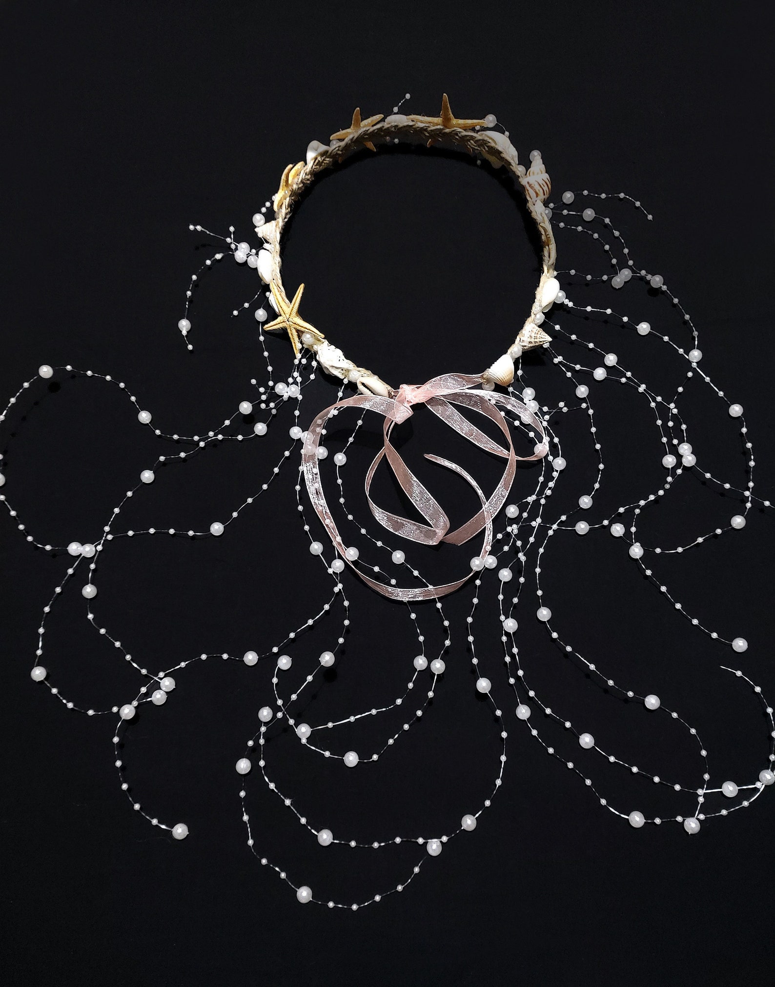 Seashell Tiara Mermaid Crown Beach Crown Beach Hairband - Etsy