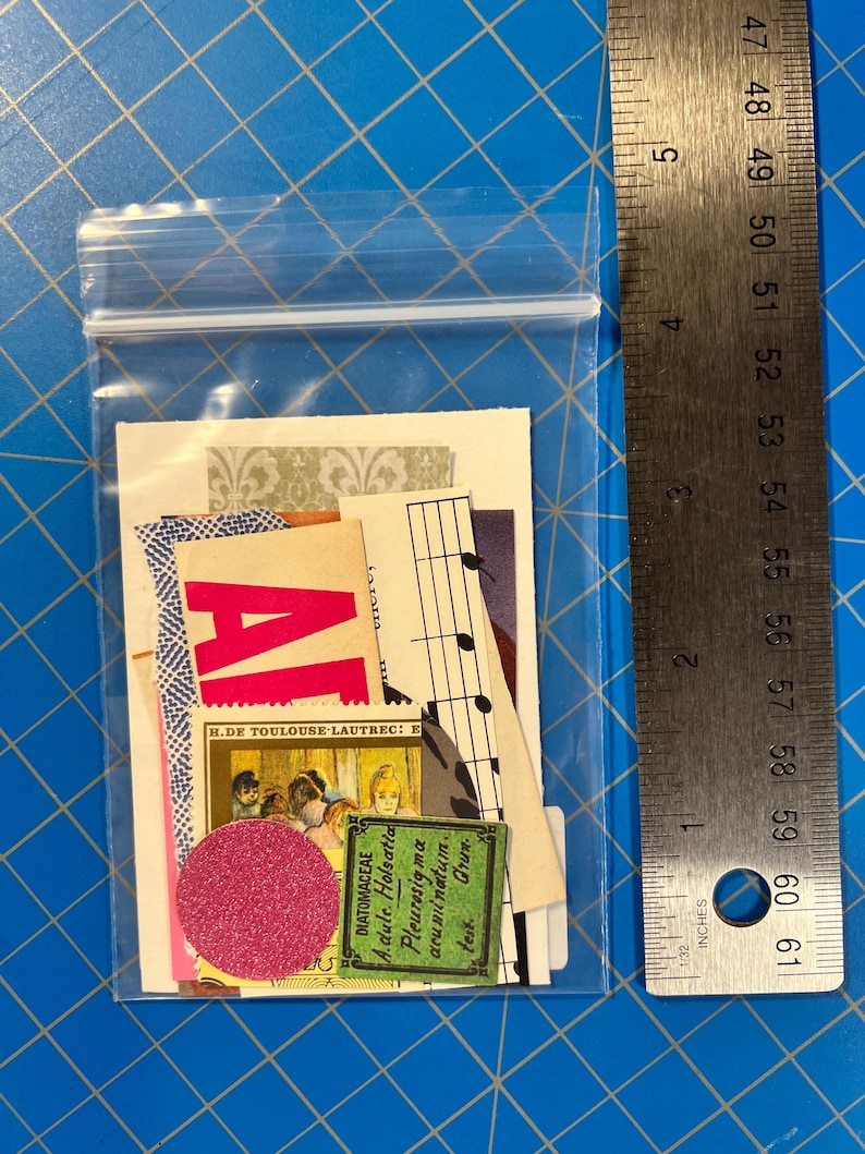 Mini Collage Art Kit DIY - Etsy