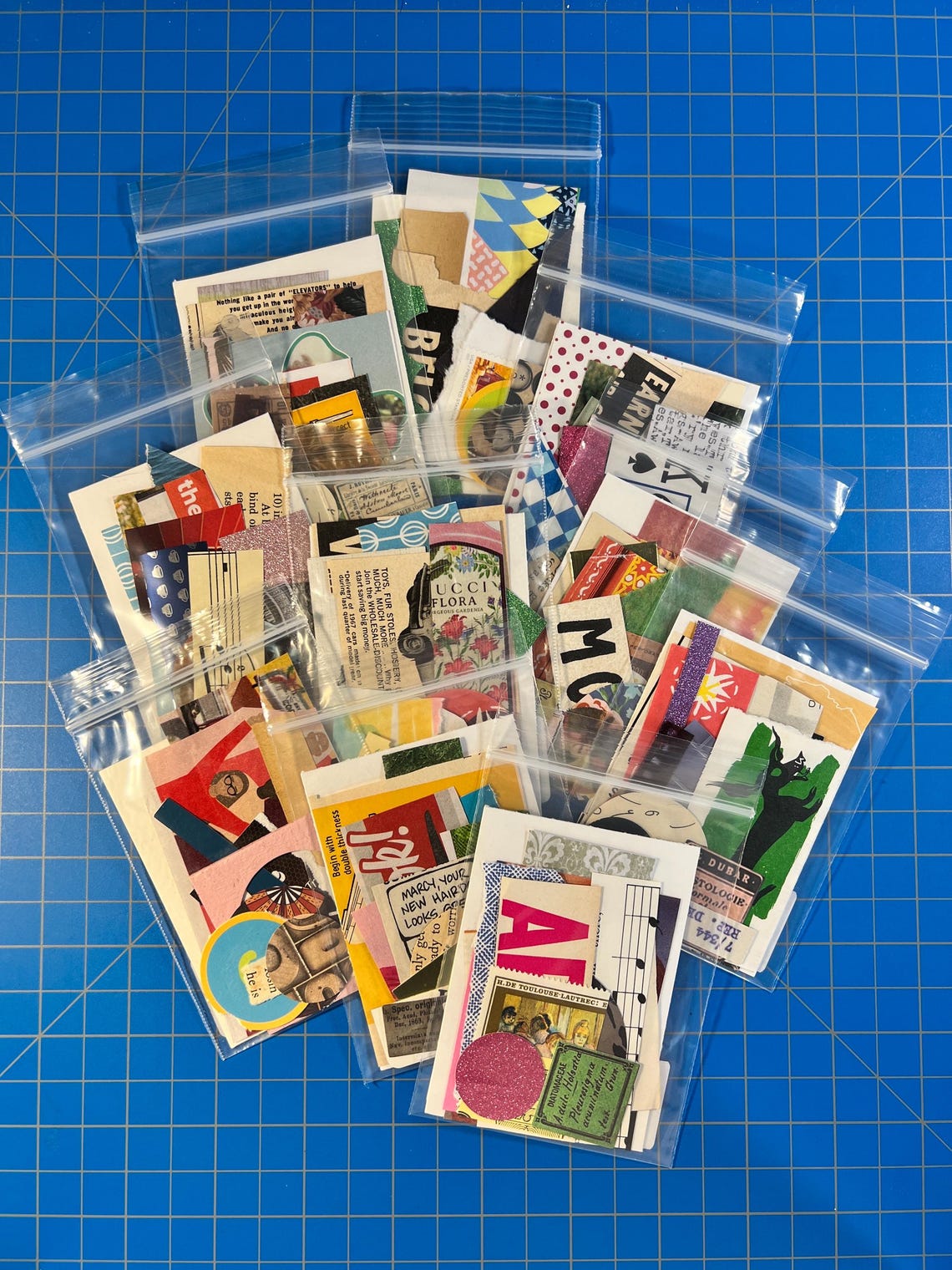 Mini Collage Art Kit DIY - Etsy