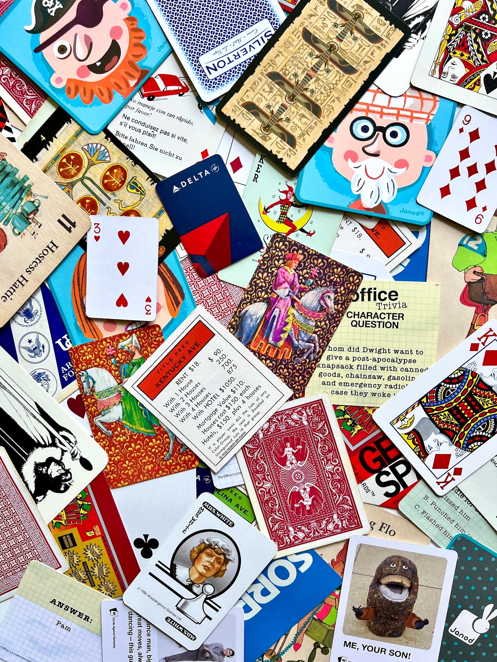 PLAYING CARDS PACK Game Cards Variety Set of 25 Various Types for ...