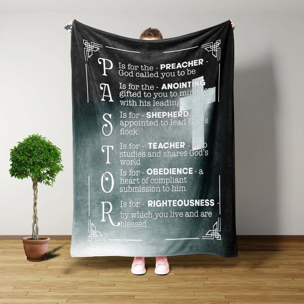 Pastor Appreciation Blanket - Etsy
