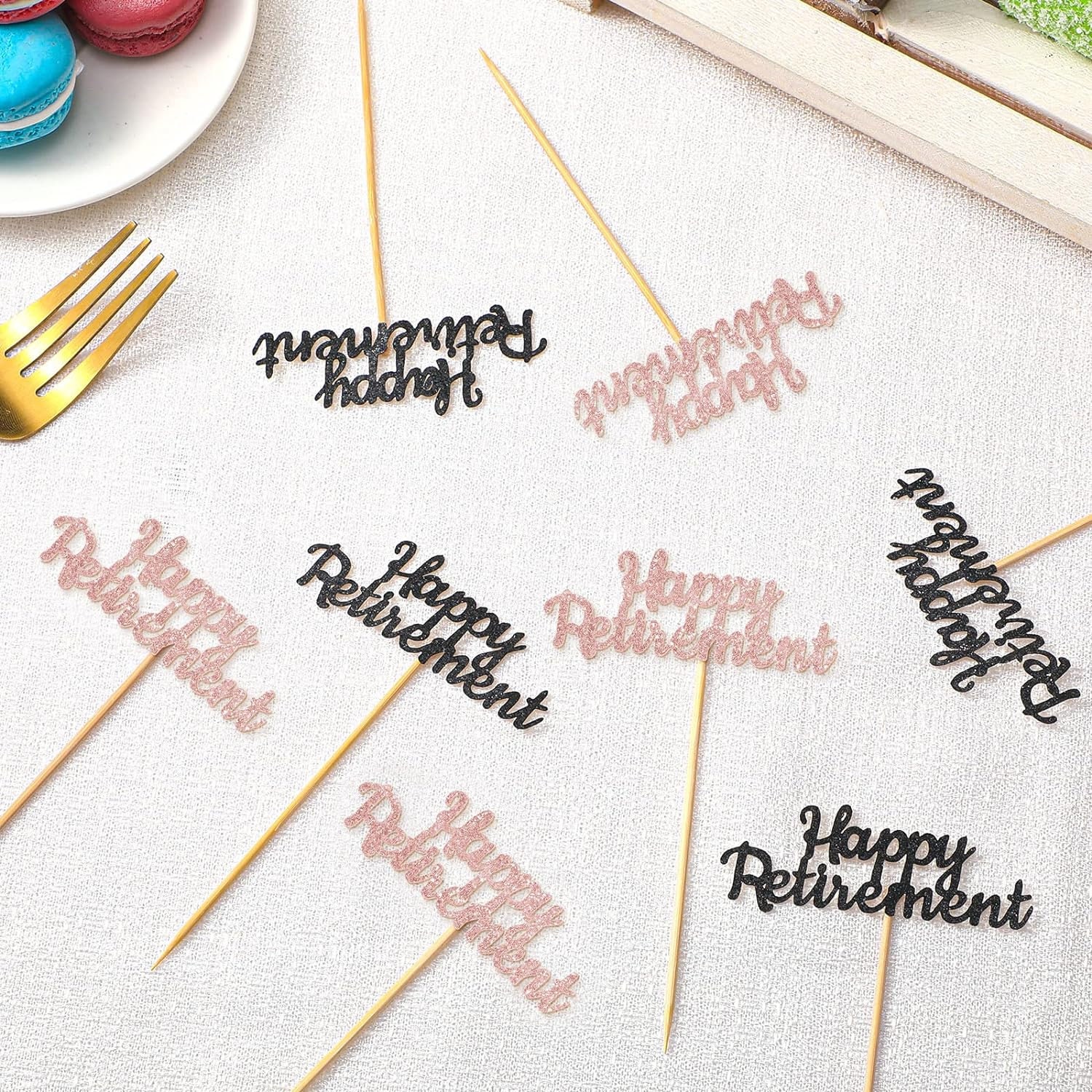 36 Pieces Happy Retirement Cake Toppers - Etsy