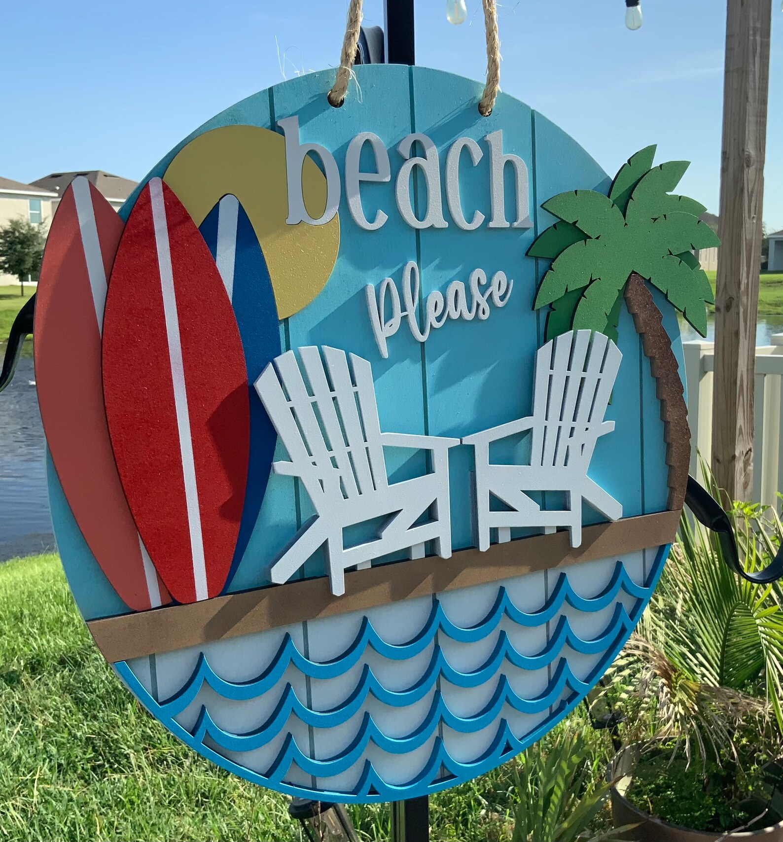Beach Please Sign - Etsy