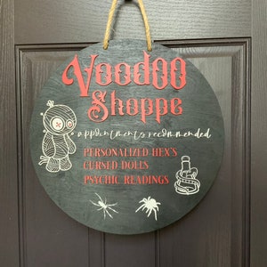 3d Voodoo Shop Door Sign - Etsy