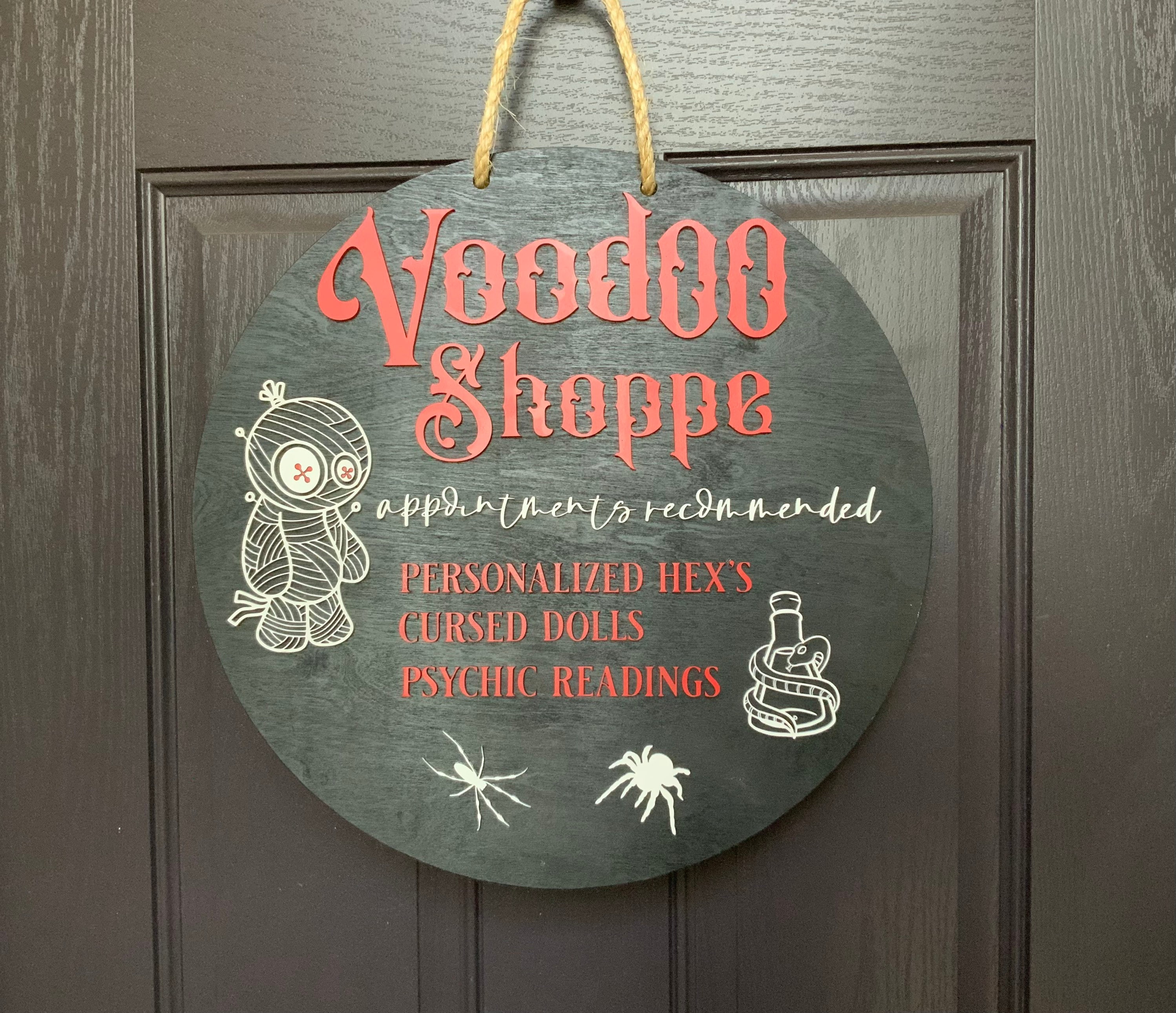 3d Voodoo Shop Door Sign - Etsy