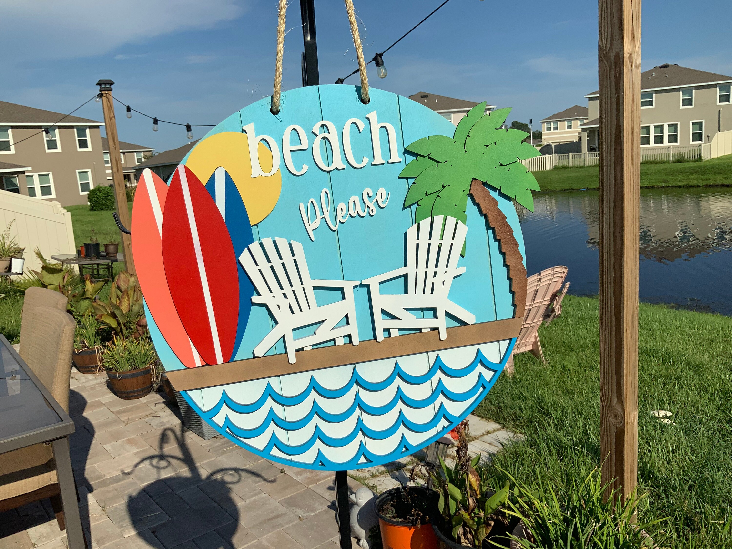 Beach Please Sign - Etsy