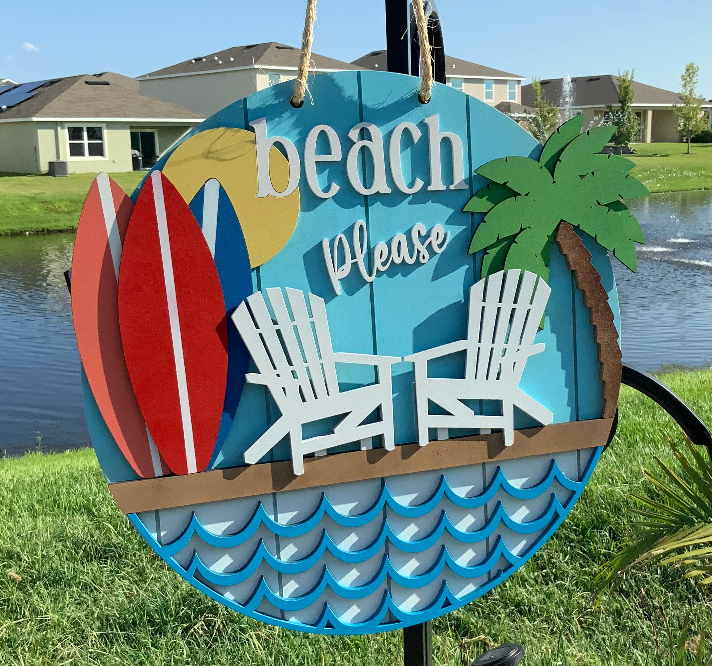 Beach Please Sign - Etsy
