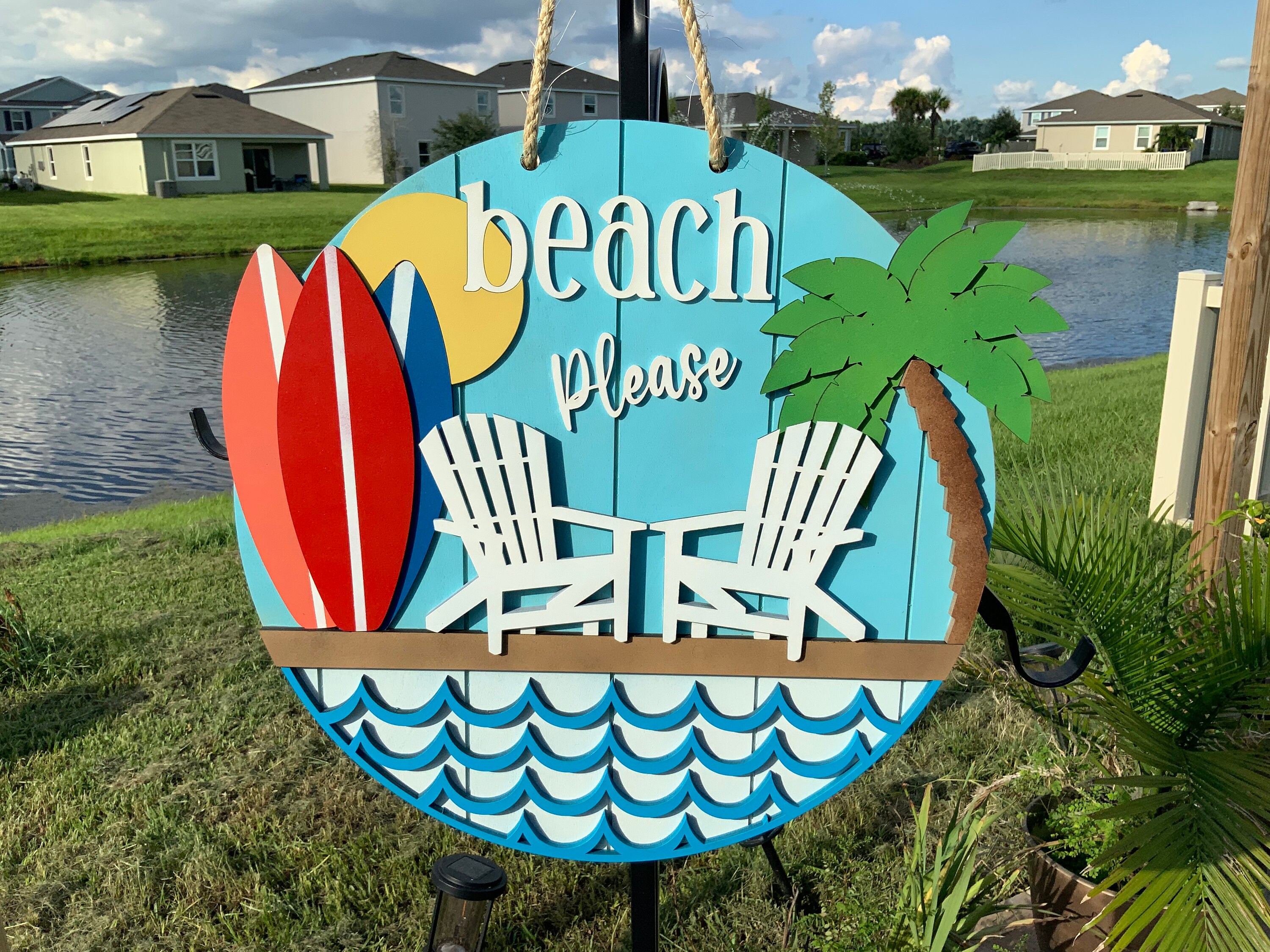 Beach Please Sign - Etsy