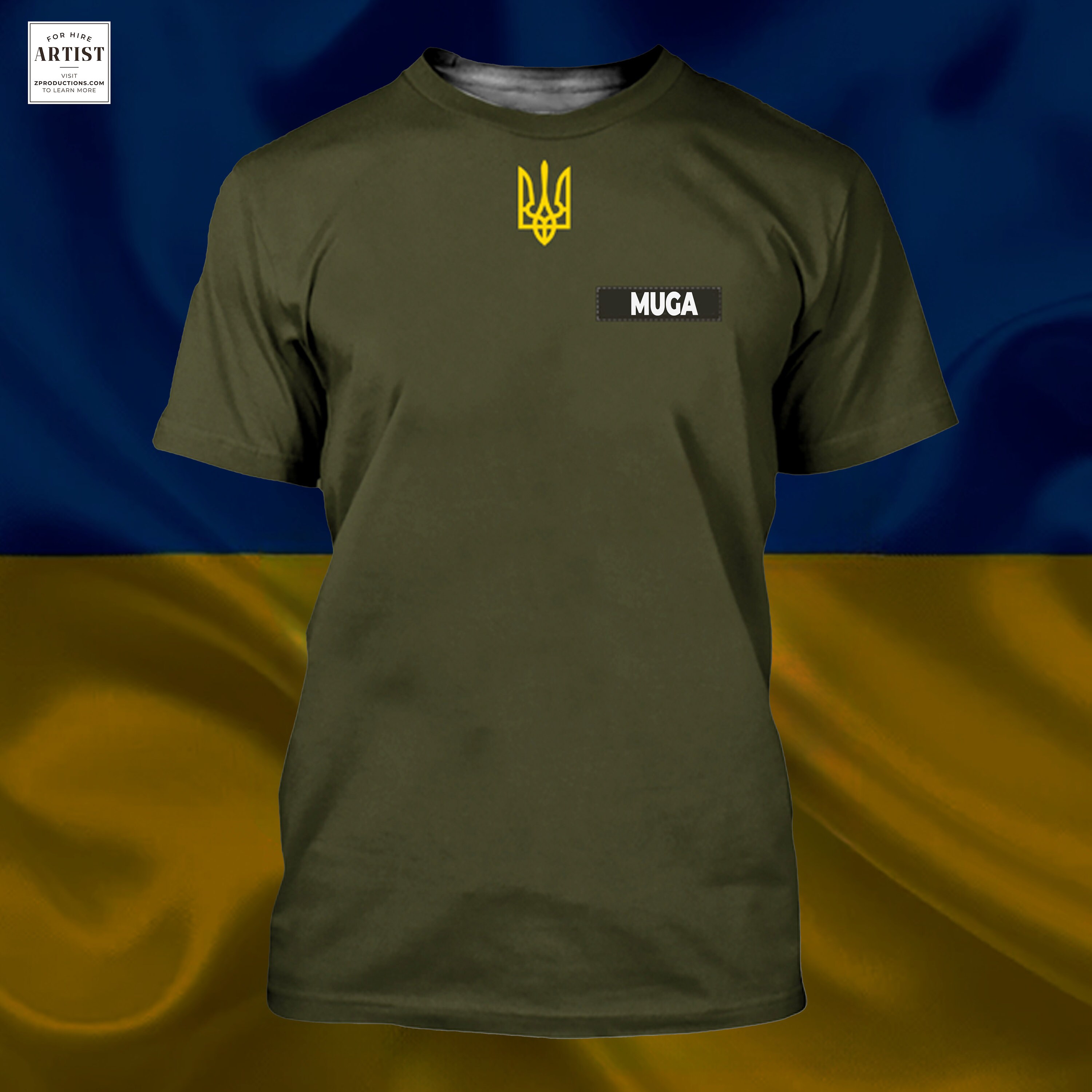 Custom Zelenskyy MUGA Sweatshirt/tee/hoodie MUGA Cap Ukrainian Trident ...