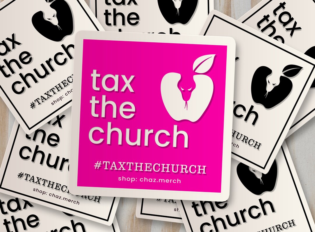 Tax the Church Stickers Support Church-state Separation, Activism Vinyl ...