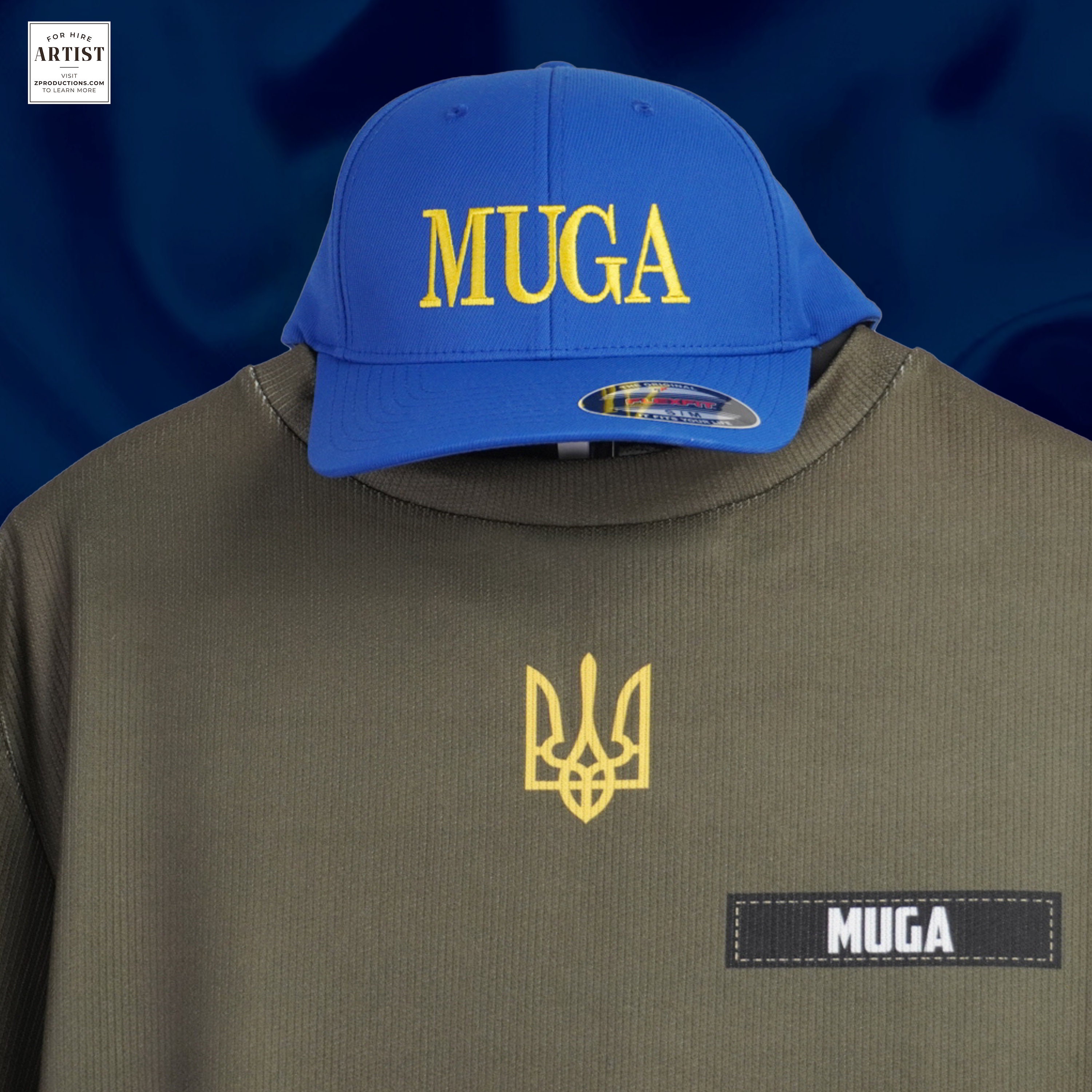 Custom Zelenskyy MUGA Sweatshirt/tee/hoodie MUGA Cap Ukrainian Trident ...